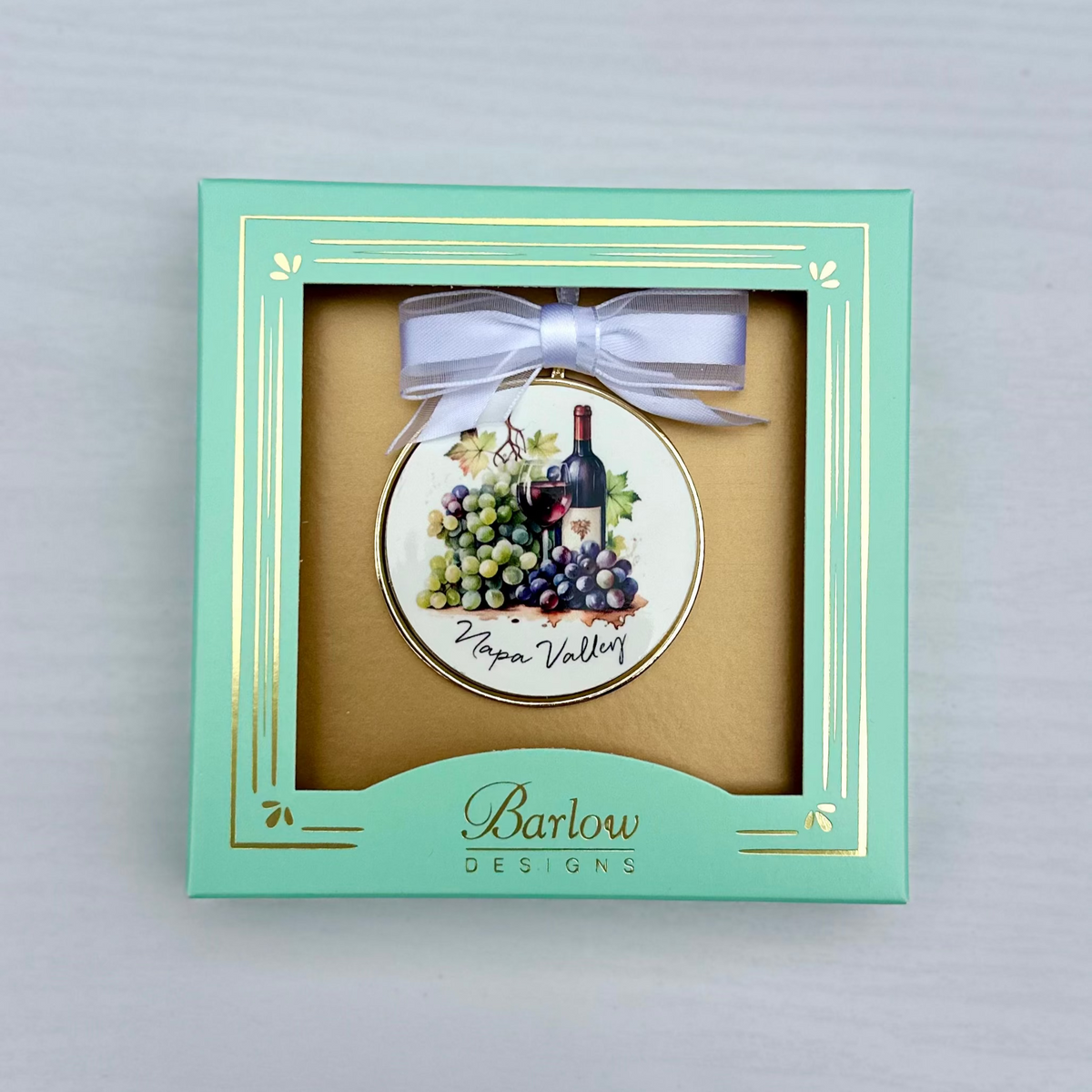 Barlow Designs Christmas Ornaments – The Bennington Napa Valley, Inc